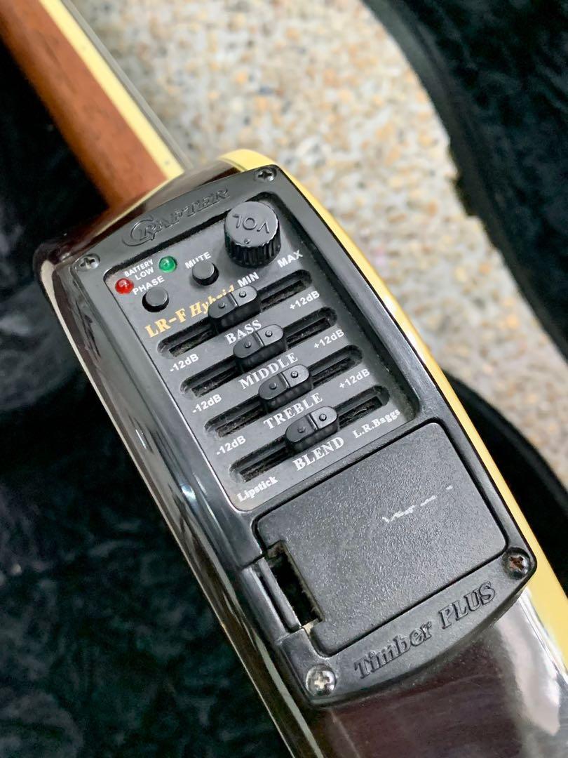 Crafter SA TMVS Hybrid Guitar w hard case, Hobbies & Toys, Music ...