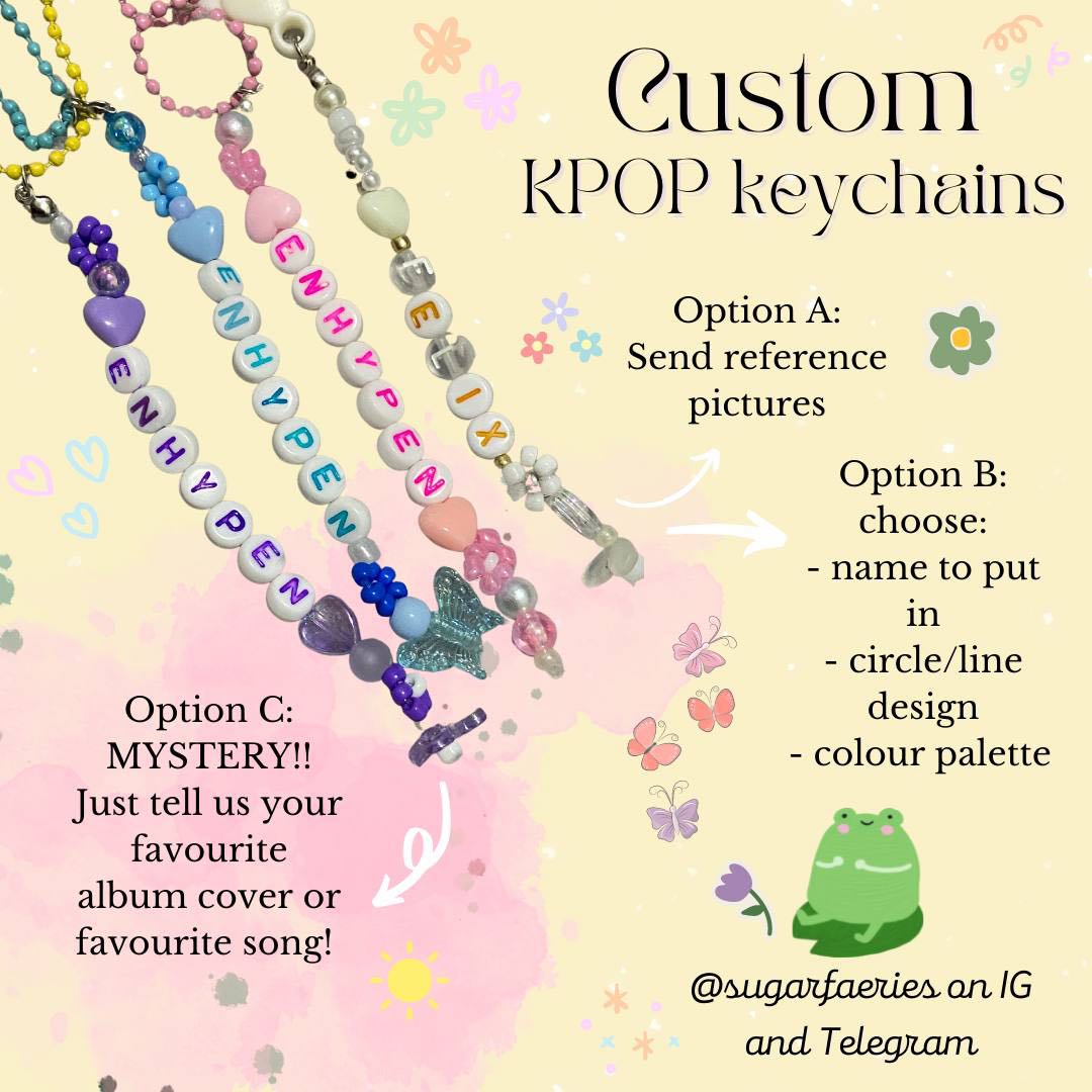 Custom Kpop Keychains, Hobbies & Toys, Stationery & Craft, Handmade ...