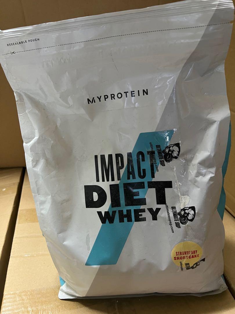 [Damage] Impact Diet Whey 2.5kg, Health & Nutrition, Health Supplements ...