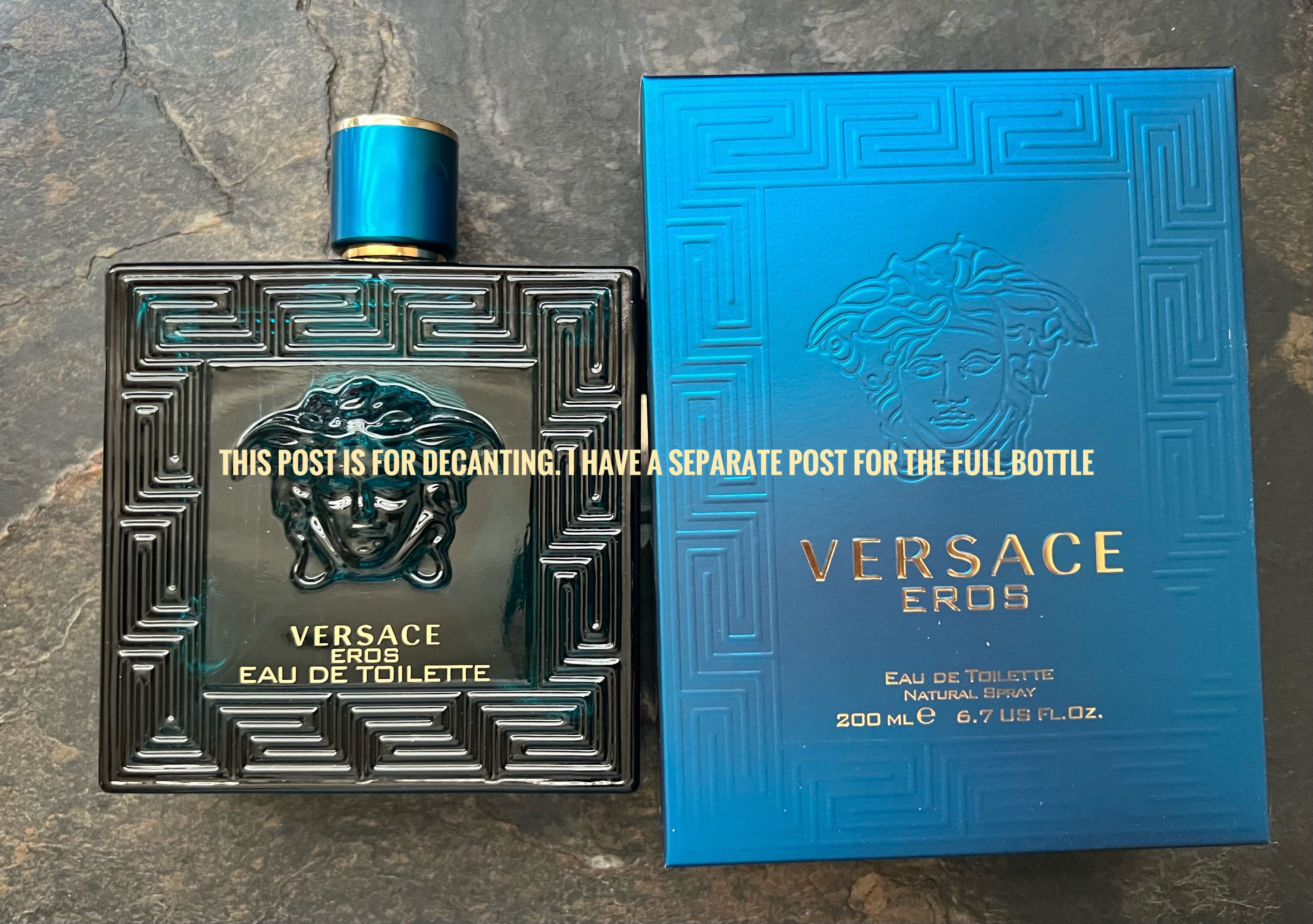 (Decant) Versace Eros Edt 200ml, Beauty & Personal Care, Fragrance ...
