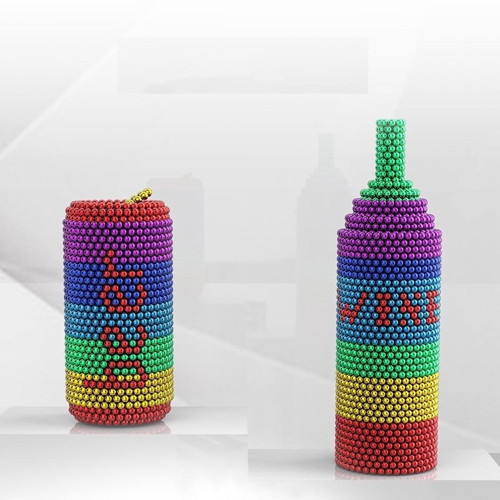 DECOMPRESSION TOY COLOR SPHERICAL MAGIC CUBE SPLICING TOY, Hobbies ...