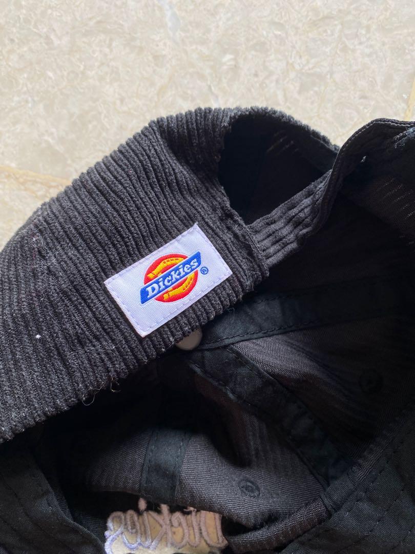Dickies Black Corduroy cap Japan Exclusive, Men's Fashion, Watches ...