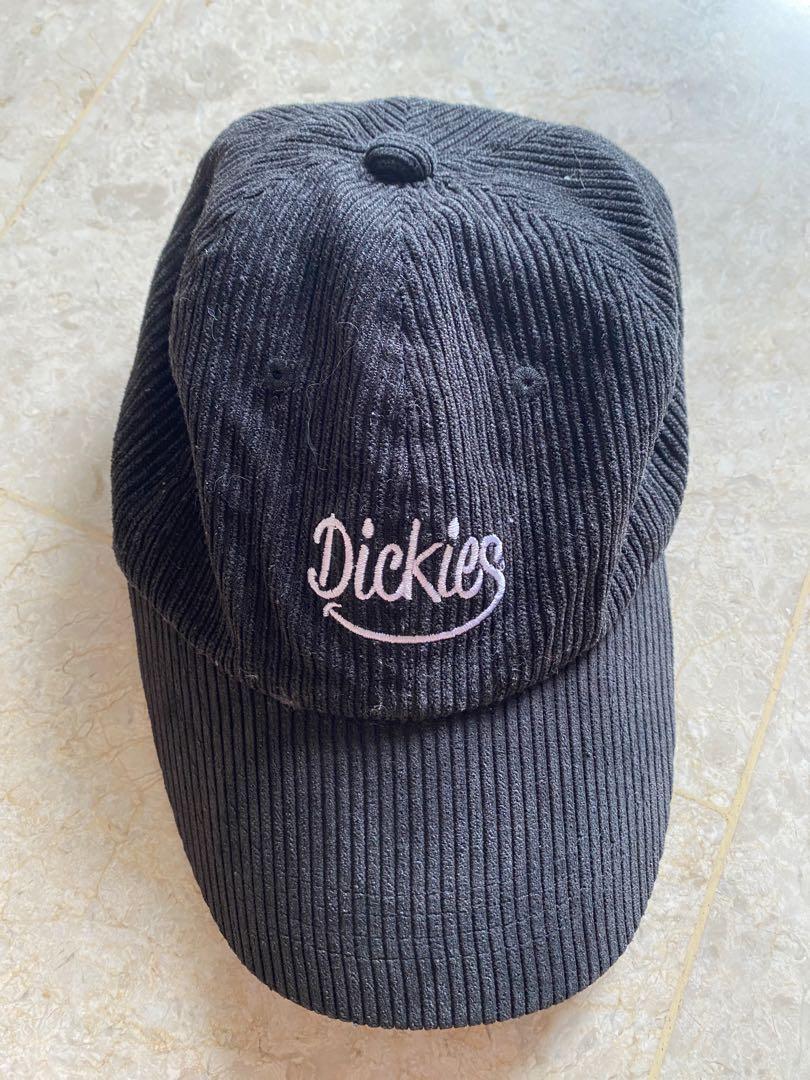 Dickies Black Corduroy cap Japan Exclusive, Men's Fashion, Watches ...