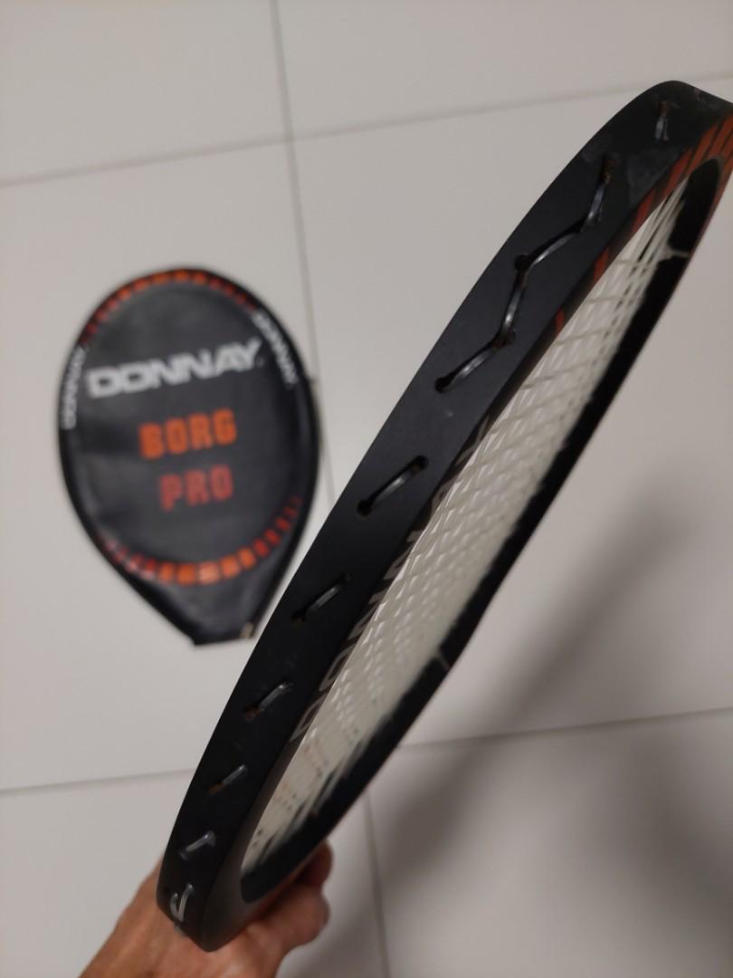 Donnay Borg Pro tennis wood racquet racket, Sports Equipment, Sports ...