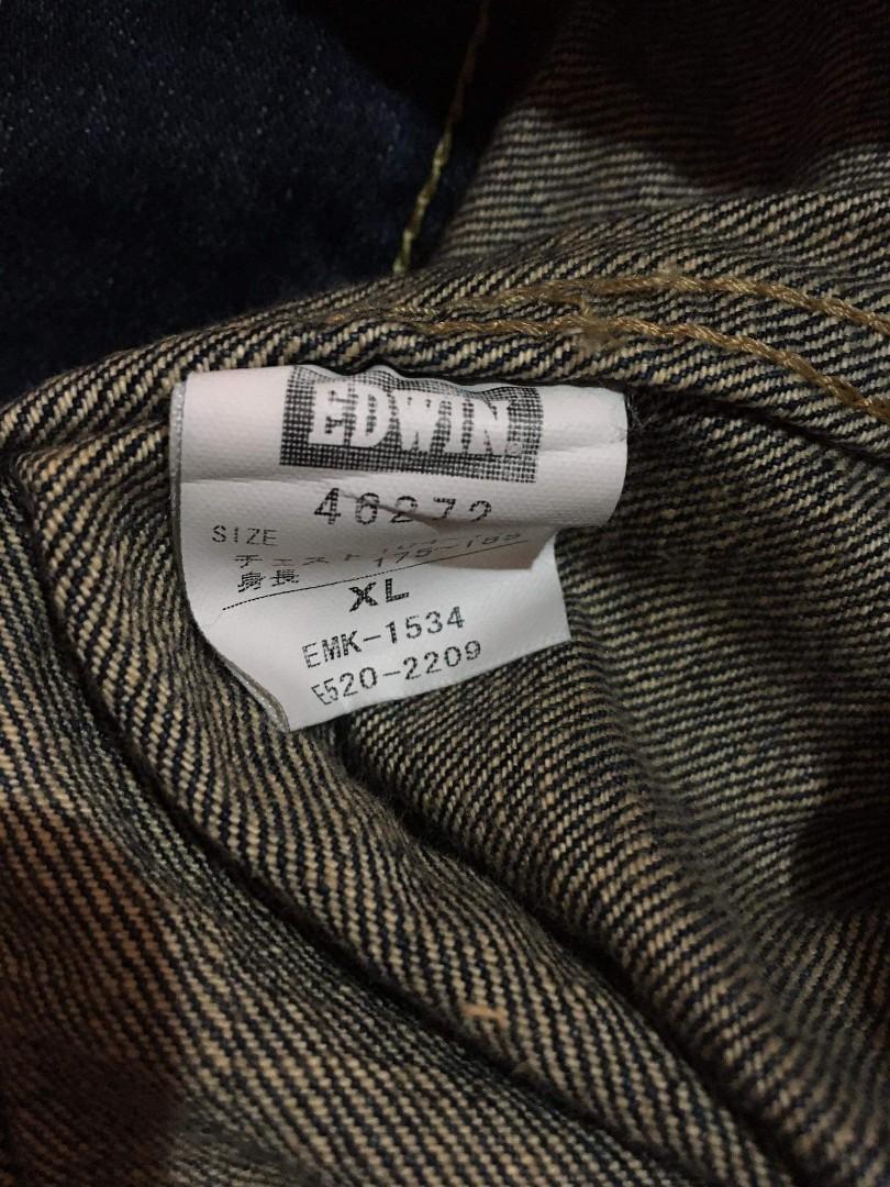 EDWIN Made in Japan Denim Jacket (Authentic), Men's Fashion, Coats ...