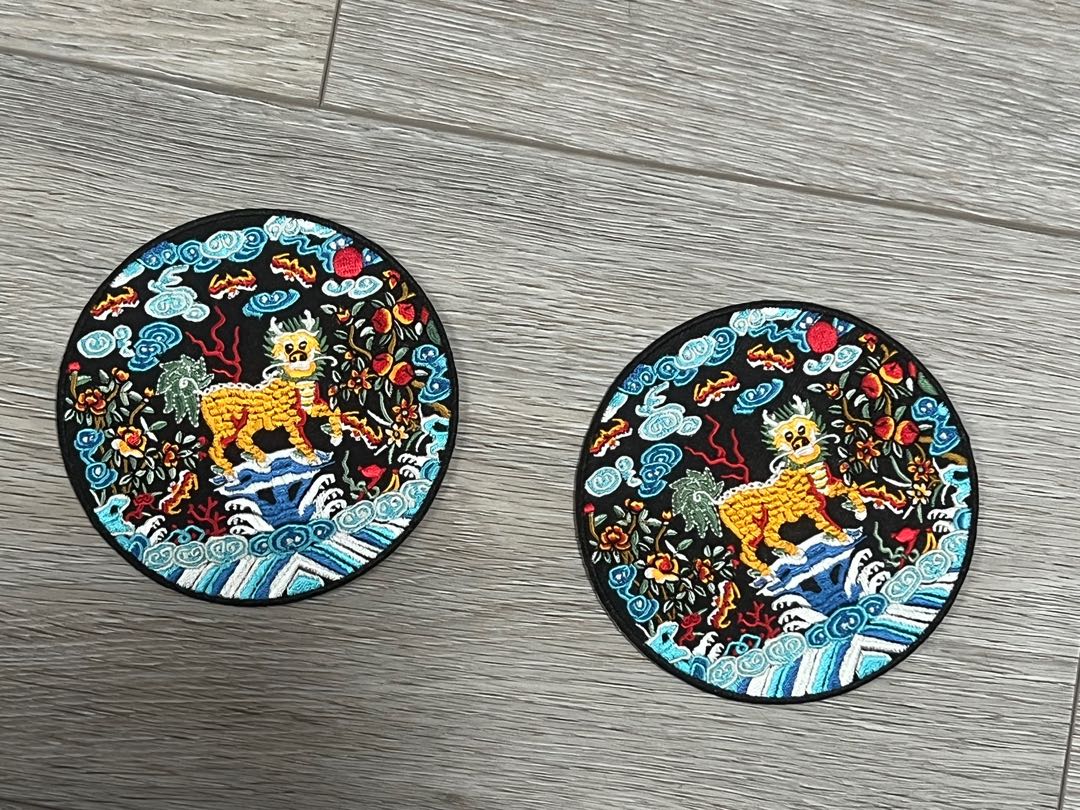 Kirin Iron on Embroidery Patches Custom, Hobbies & Toys, Stationery ...