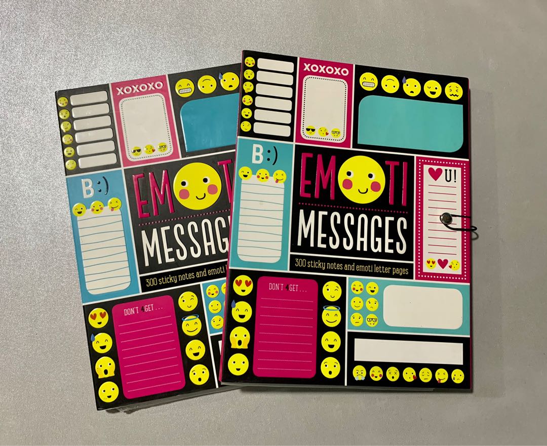 Emoti Messages Stick notes, Hobbies & Toys, Stationary & Craft ...