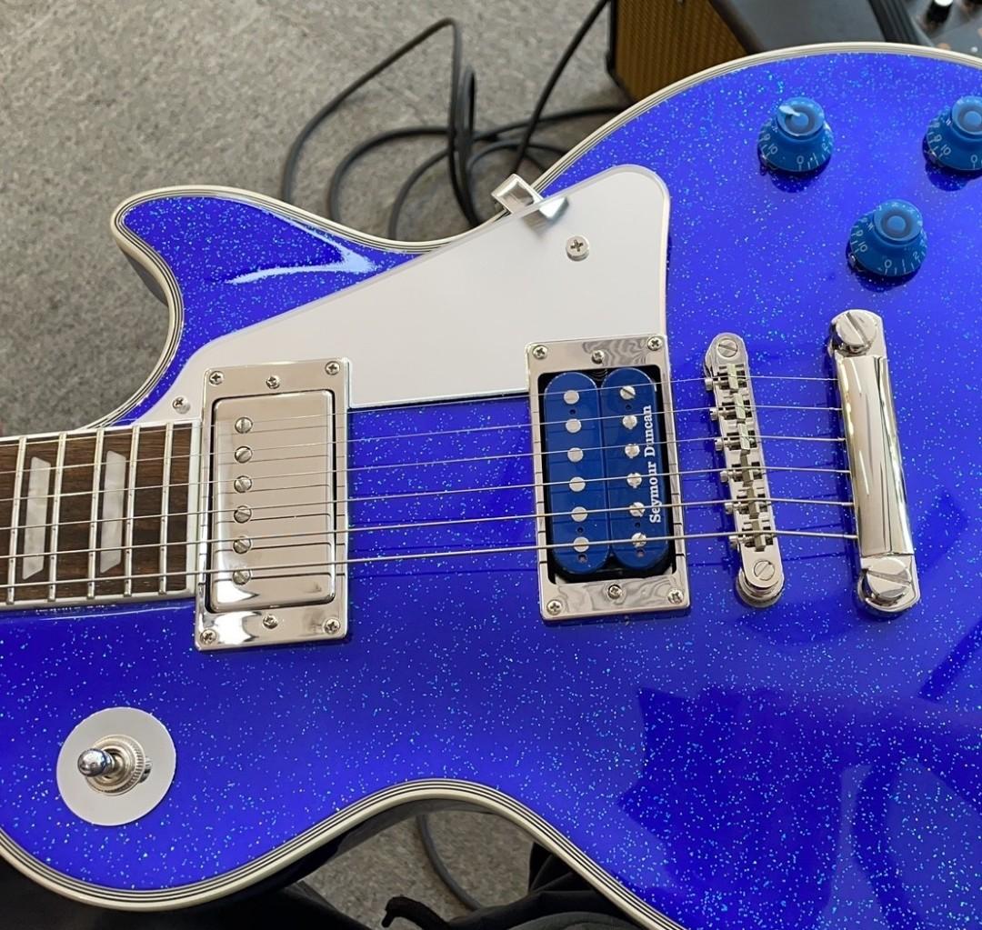Limited edition Epiphone Tommy Thayer "Electric Blue" Les Paul electric ...