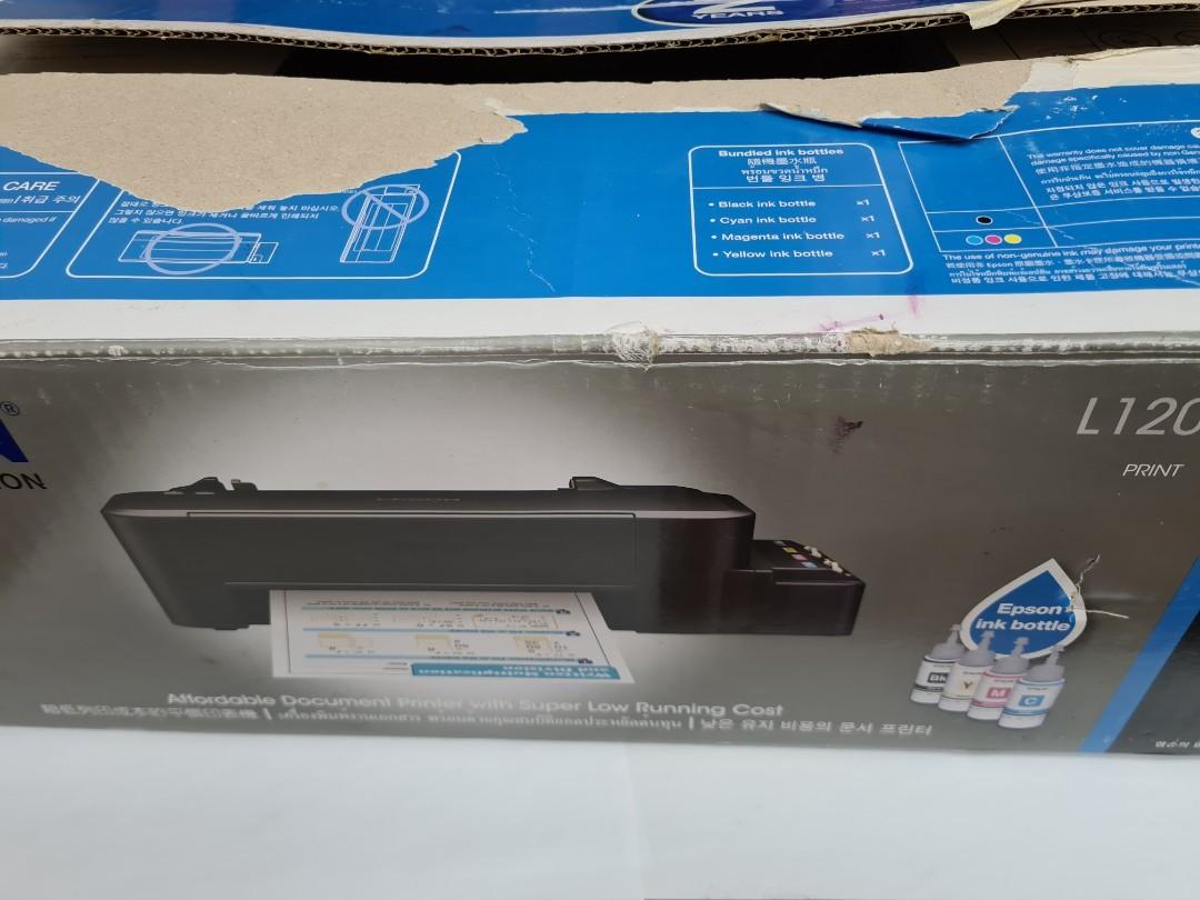 Epson L120 EcoTank Printer, Computers & Tech, Printers, Scanners ...