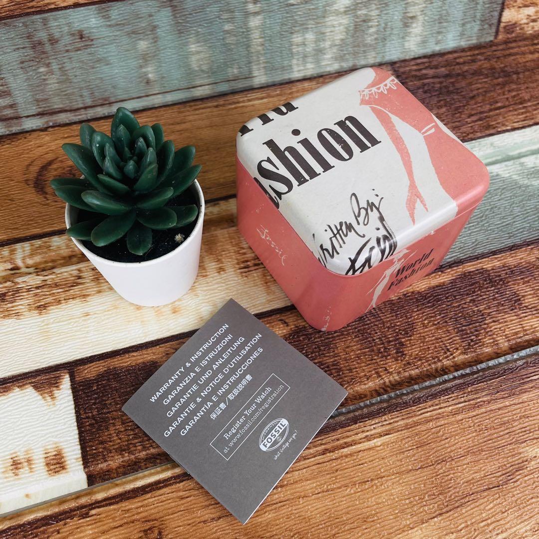 Fossil Watch Tin Box, Women's Fashion, Jewelry & Organisers, Accessory ...