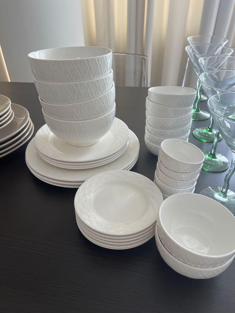 Free dinnerware and glassware, Furniture & Home Living, Kitchenware ...