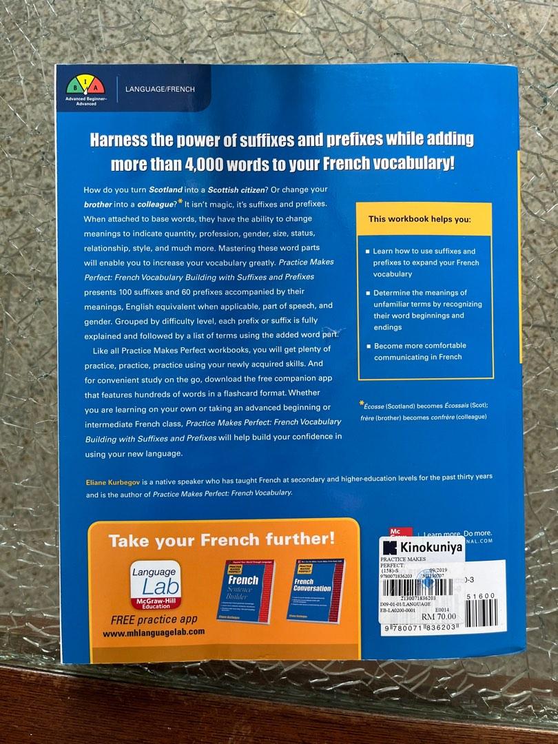 French vocabulary building, Hobbies & Toys, Books & Magazines ...