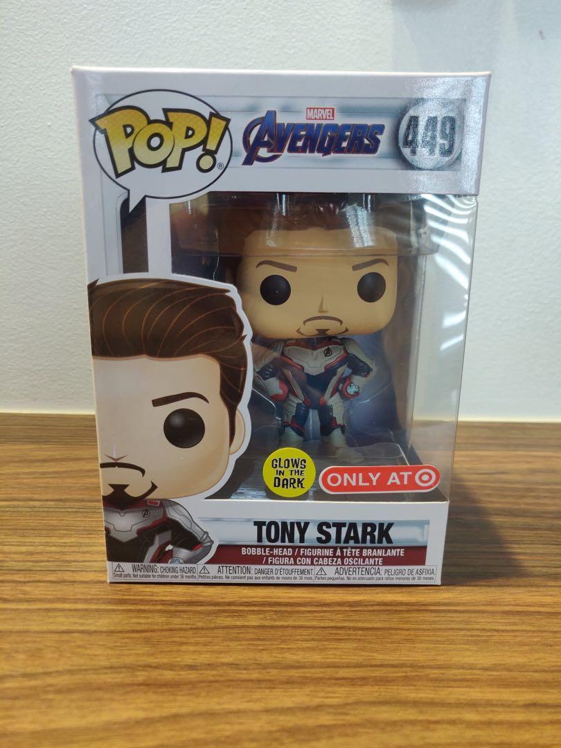 Funko Pop! Tony Stark Avengers Endgame GITD, Hobbies & Toys, Toys ...
