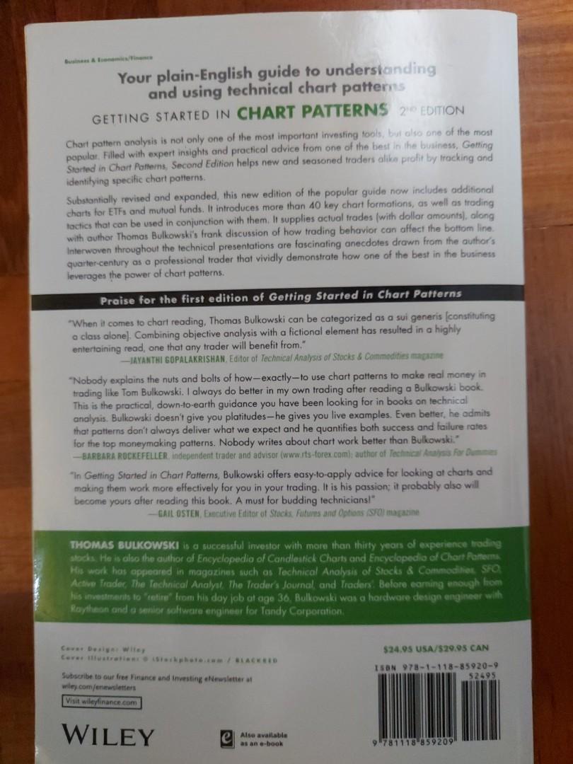 Getting Started In Chart Patterns / Thomas Bulkowski/ 2nd Edition, Hobbies & Toys, Books ...