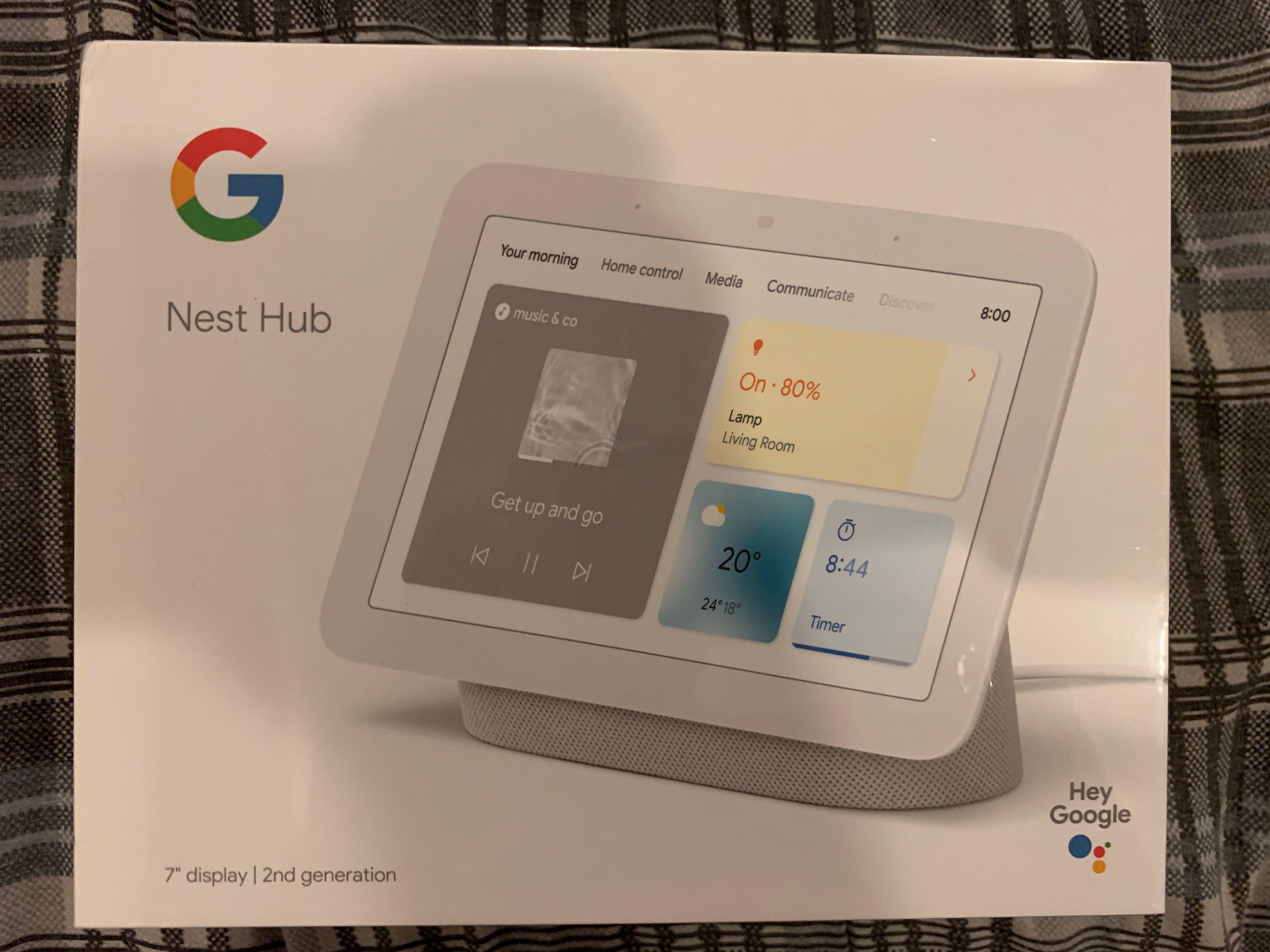 Google Nest Hub Gen 2 - Generation 2, Computers & Tech, Office ...