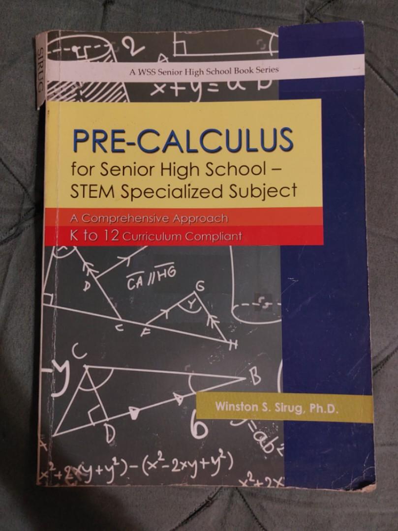 GRADE 11 STEM PRE-CALCULUS TEXTBOOK, Hobbies & Toys, Books & Magazines ...