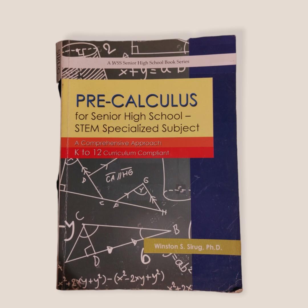 GRADE 11 STEM PRE-CALCULUS TEXTBOOK, Hobbies & Toys, Books & Magazines ...
