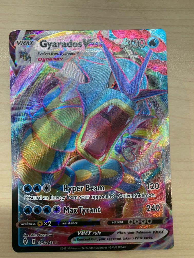 Gyarados Vmax Evolving Skies Ultra Rare, Hobbies & Toys, Toys & Games ...