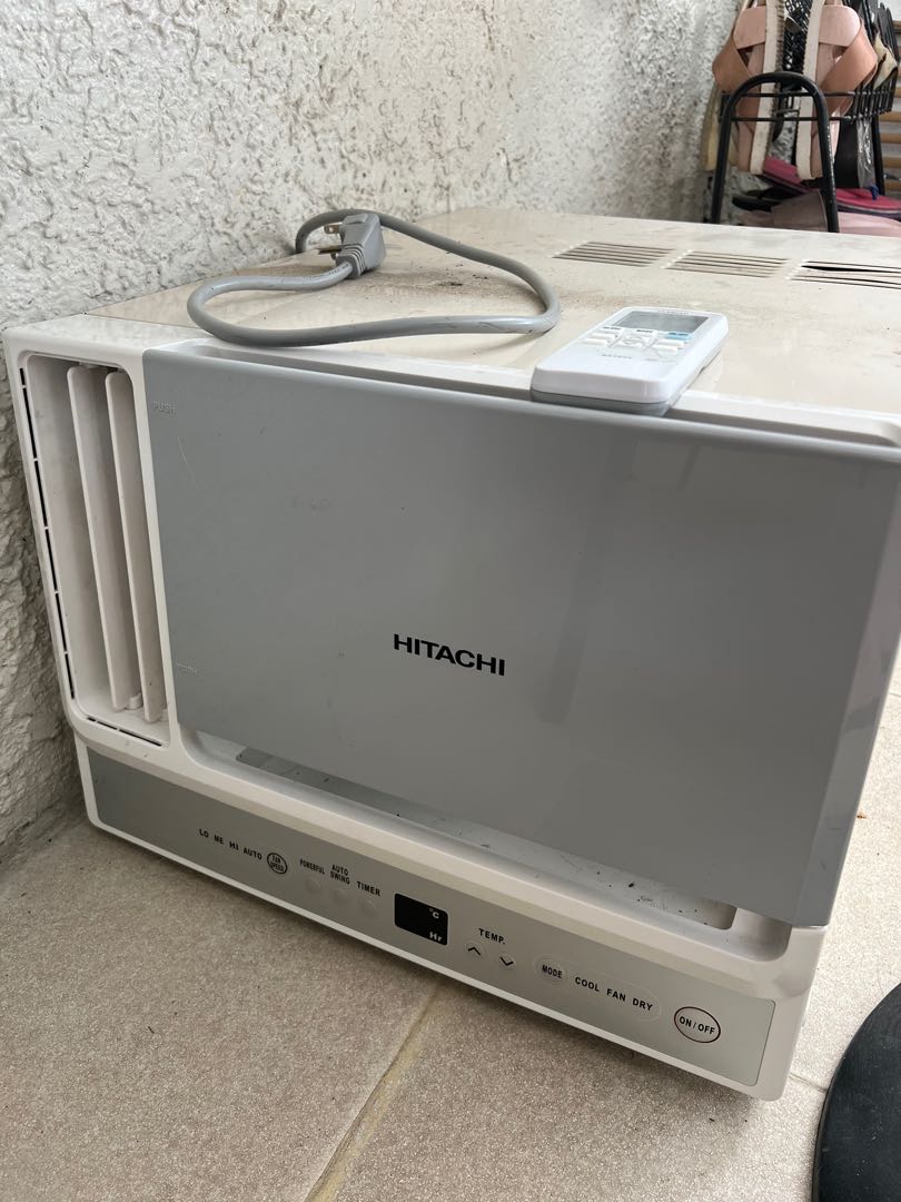 Hitachi 1HP Inverter Window Type Aircon, TV & Home Appliances, Air ...