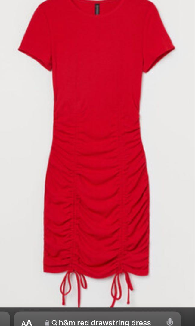 hnm red dress, Women's Fashion, Dresses & Sets, Dresses on Carousell