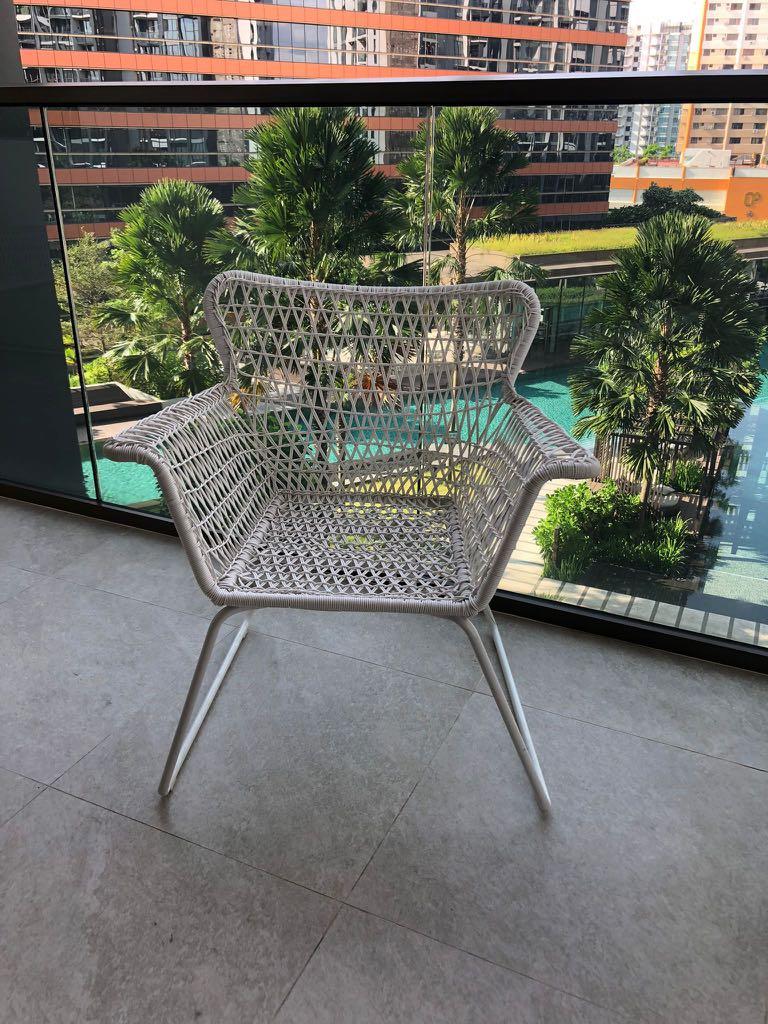 Hogsten chair with armrest, Furniture & Home Living, Furniture, Chairs ...