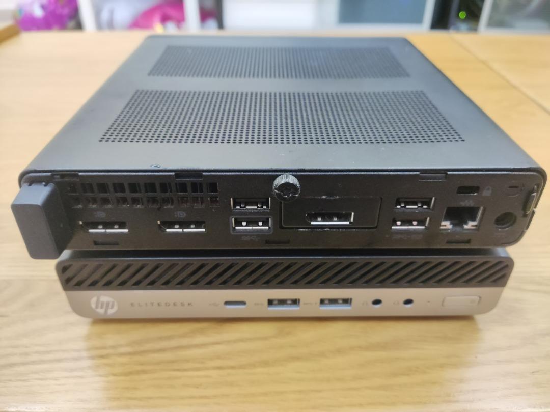 HP EliteDesk 705 G5 Desk Mini with AMD Ryzen 5 Pro 3400GE, Computers ...
