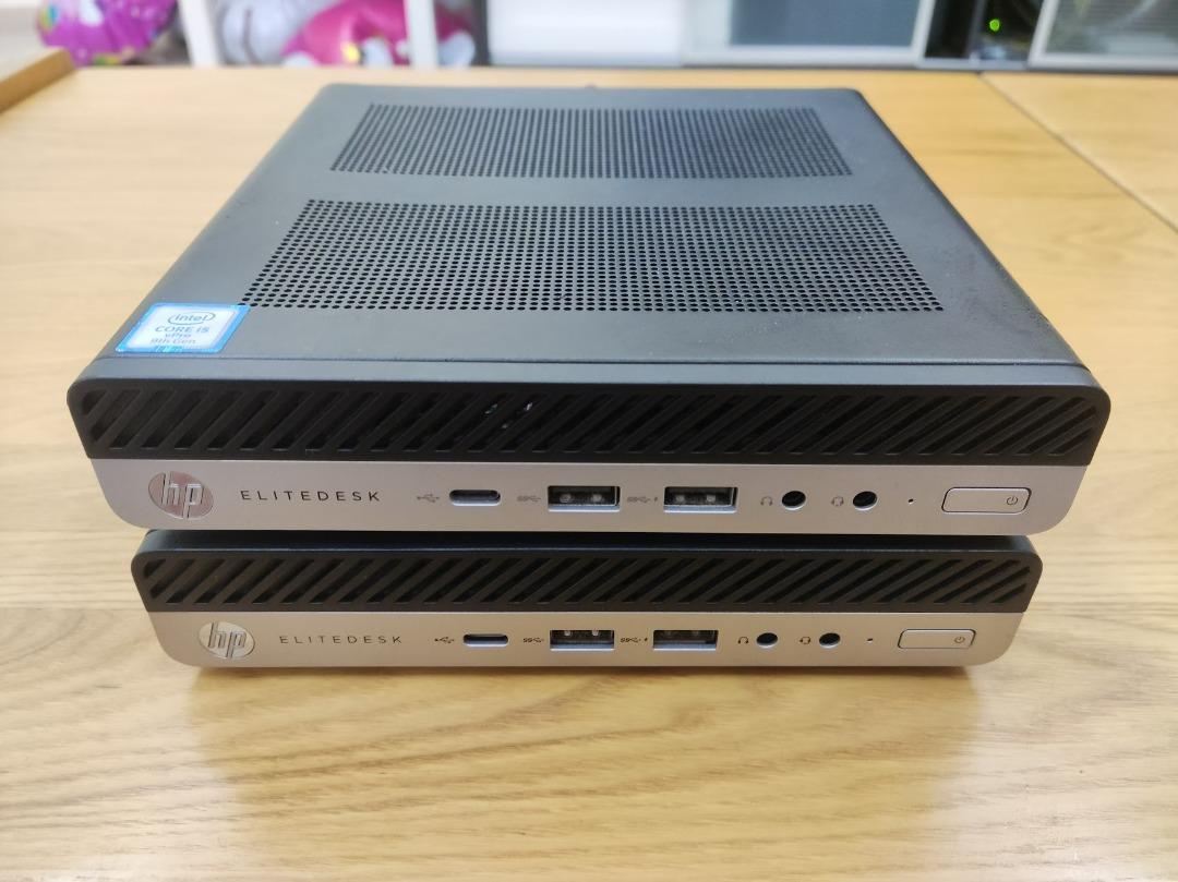 HP EliteDesk 800 G5 Desk Mini (Intel Core i5-9500) with Manufacturer ...