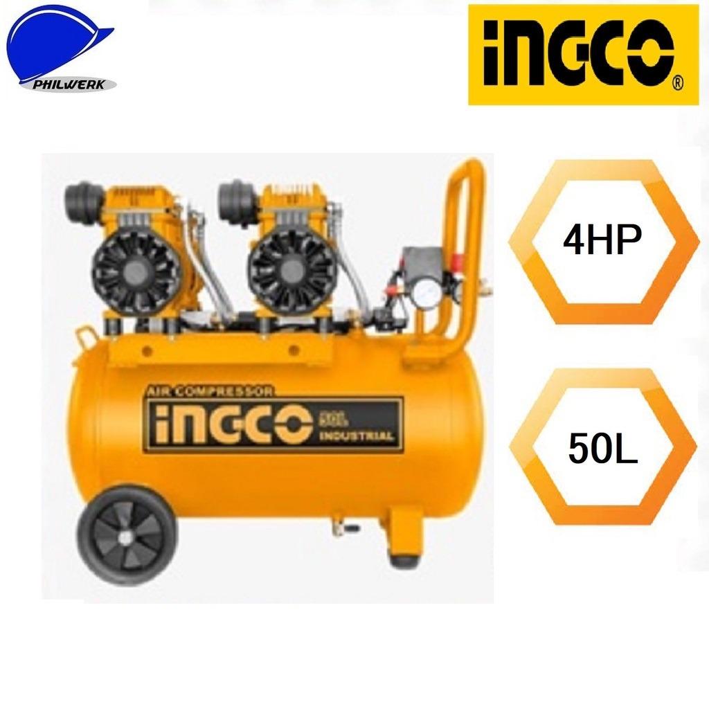 Ingco Oilless Air Compressor 50L 4HP, Commercial & Industrial ...