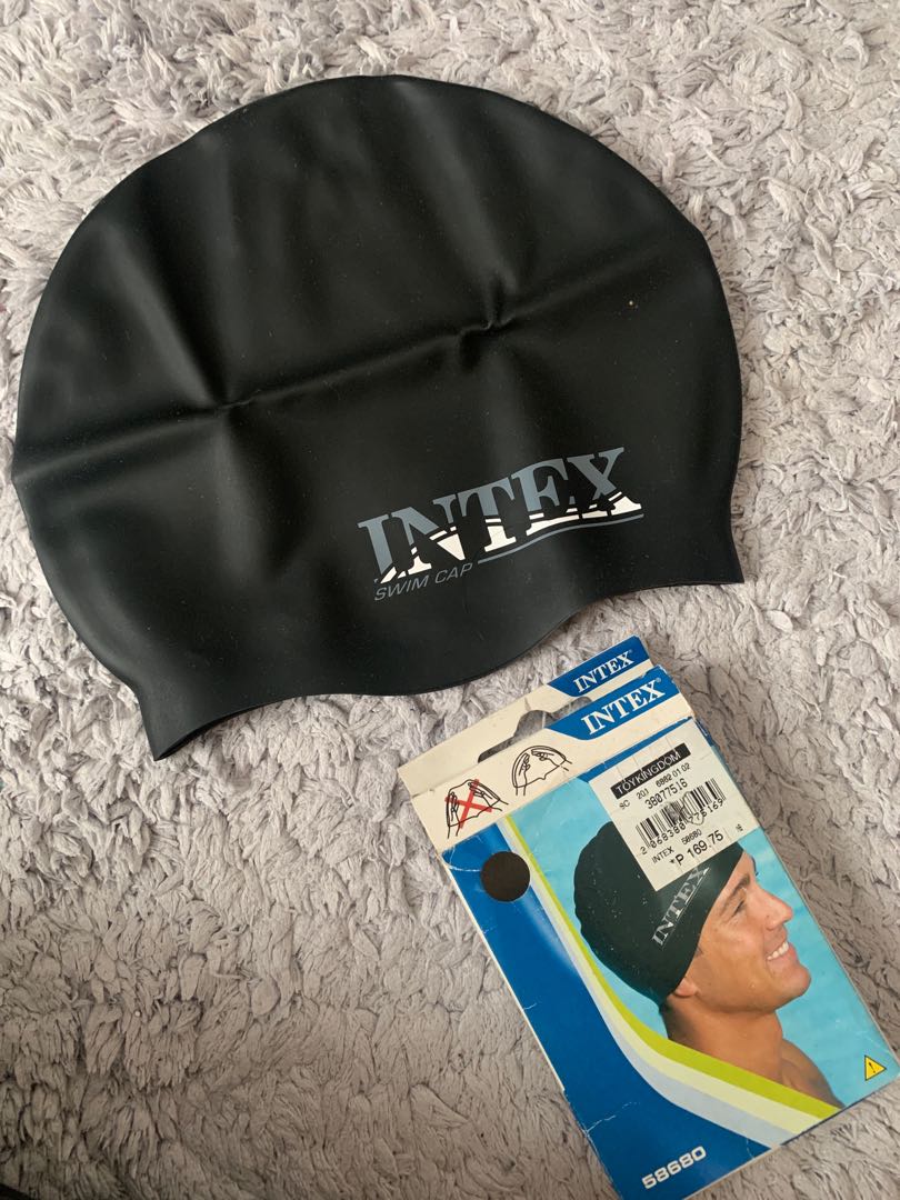 Intex Swim Cap, Women's Fashion, Activewear on Carousell
