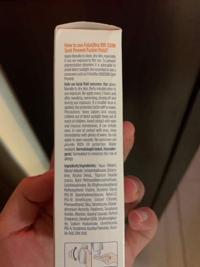 Isdin sunblock, Beauty & Personal Care, Face, Face Care on Carousell