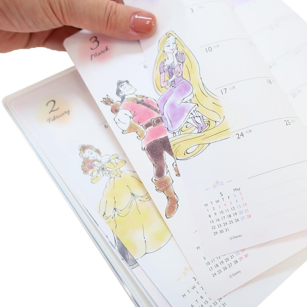 Japan PO - 2023 Disney Princess Planner Schedule Book (Monthly Planner ...