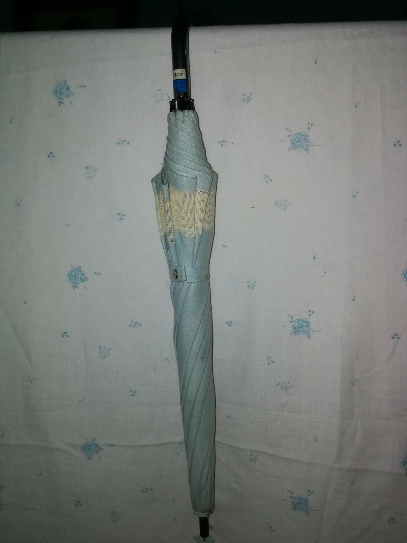 Japanese Parasol Light Blue with Laced Webbings in Metal Frame, Hobbies ...
