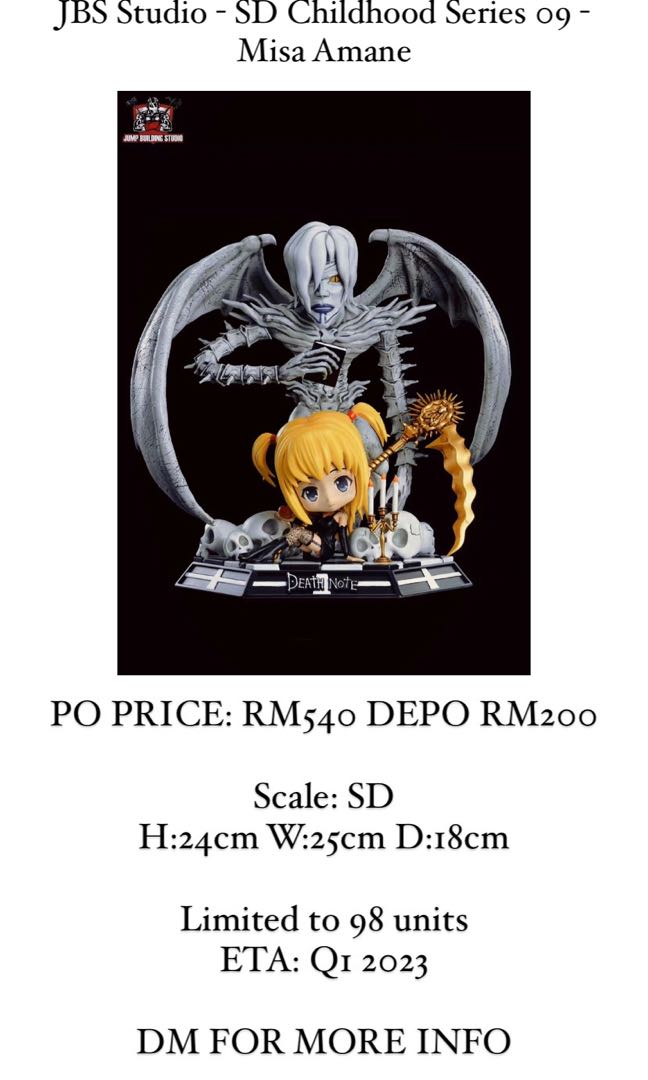 JBS Studio - SD Death Note Series 09 - Misa Amane, Hobbies & Toys, Toys ...