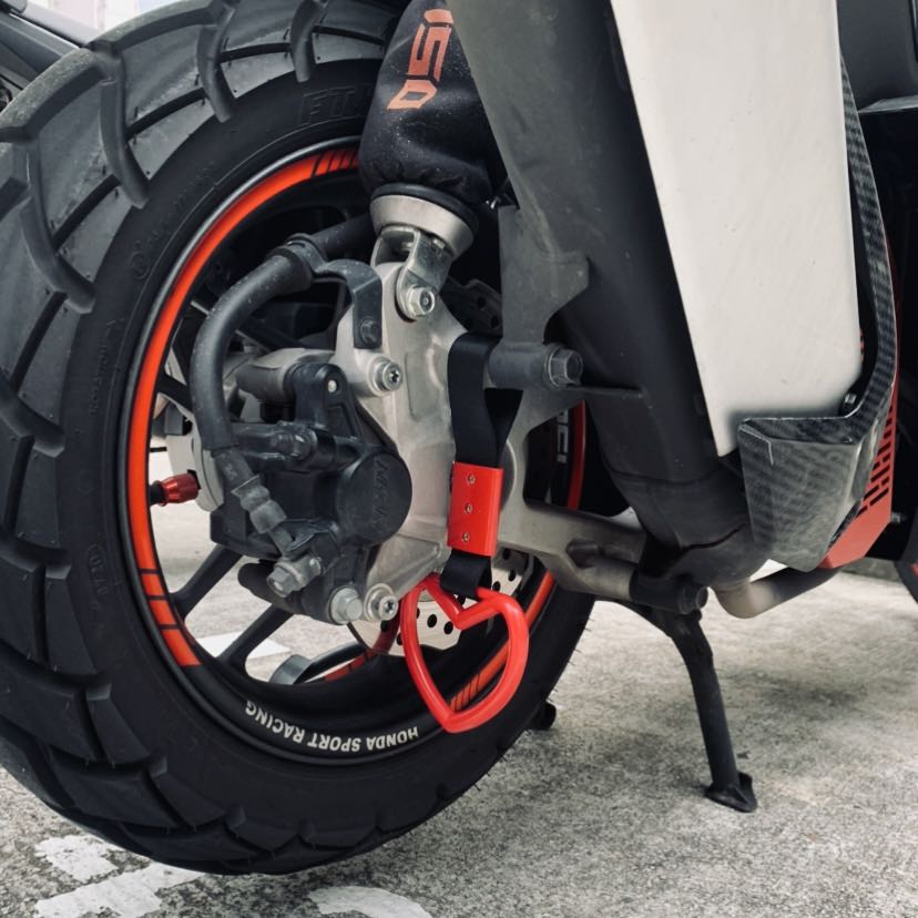 JDM TSUKIRAWA RING CHARMS MRT HANDLE, Motorcycles, Motorcycle ...
