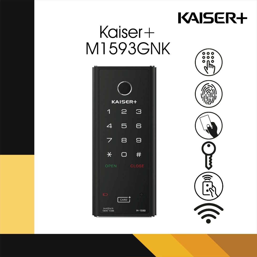 Kaiser Plus M1593GNK Digital Gate Lock, Furniture & Home Living ...