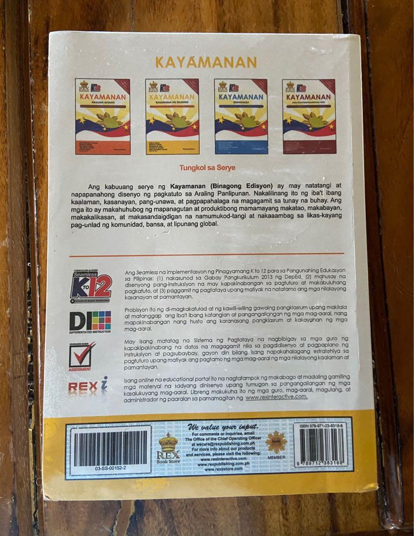 Kayamanan for Grade 8 (AP - REX), Hobbies & Toys, Books & Magazines ...