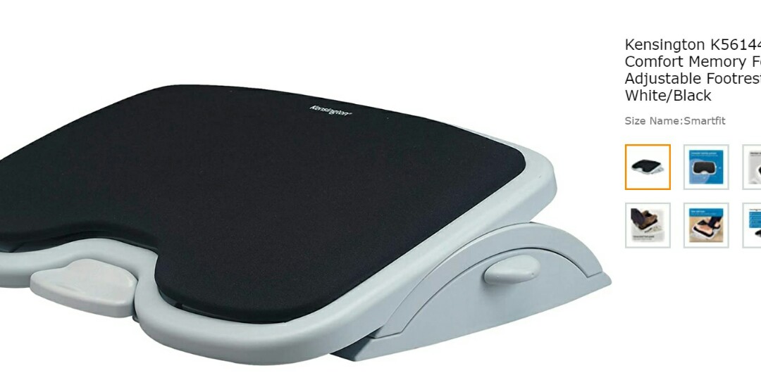 Kensington smart fit footrest with box, Beauty & Personal Care, Foot ...