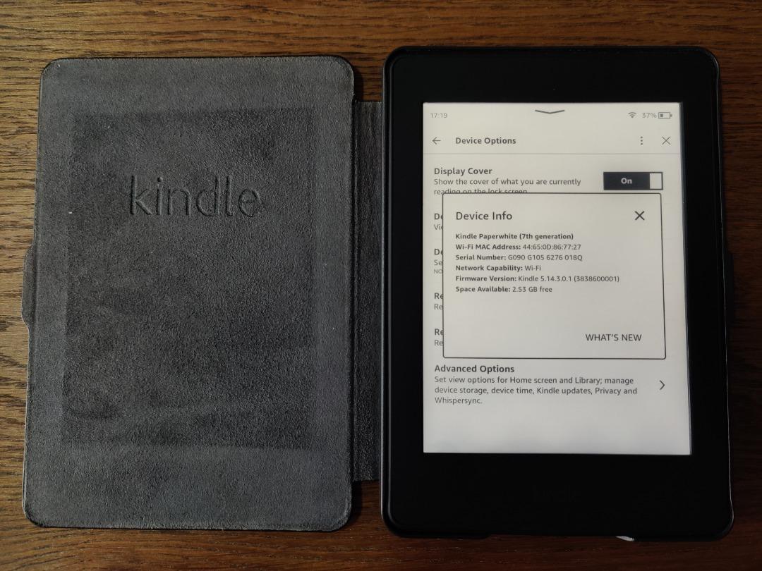 Kindle Paperwhite 7th gen with case and box, Mobile Phones & Gadgets, E ...