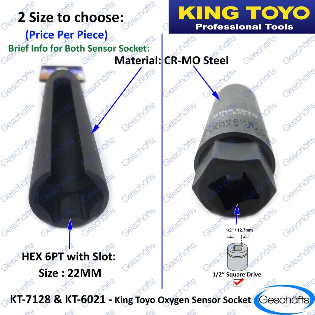 King Toyo 1/2" Dr. Oxygen Sensor Socket, Furniture & Home Living, Home ...