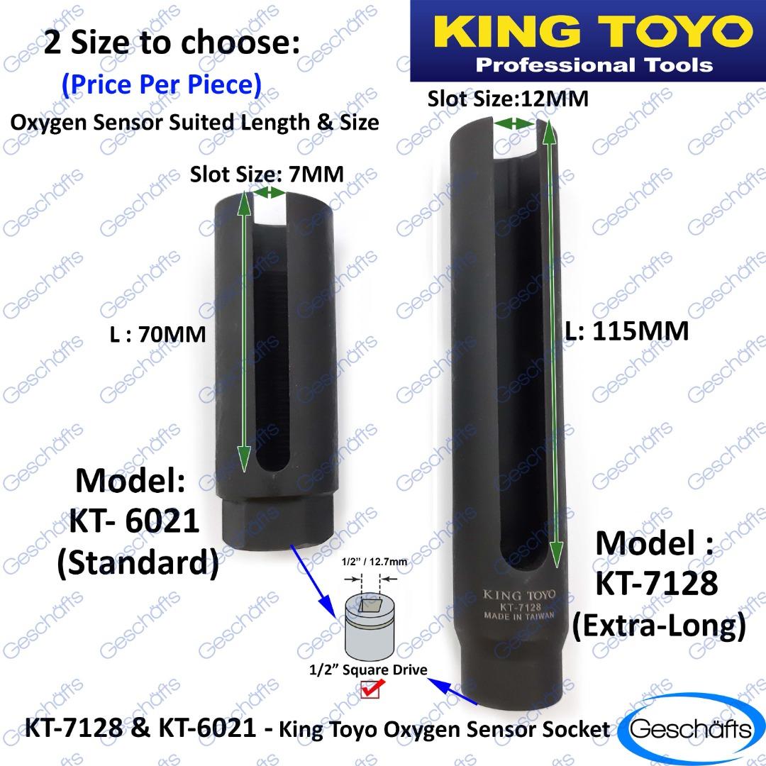 King Toyo 1/2" Dr. Oxygen Sensor Socket, Furniture & Home Living, Home ...