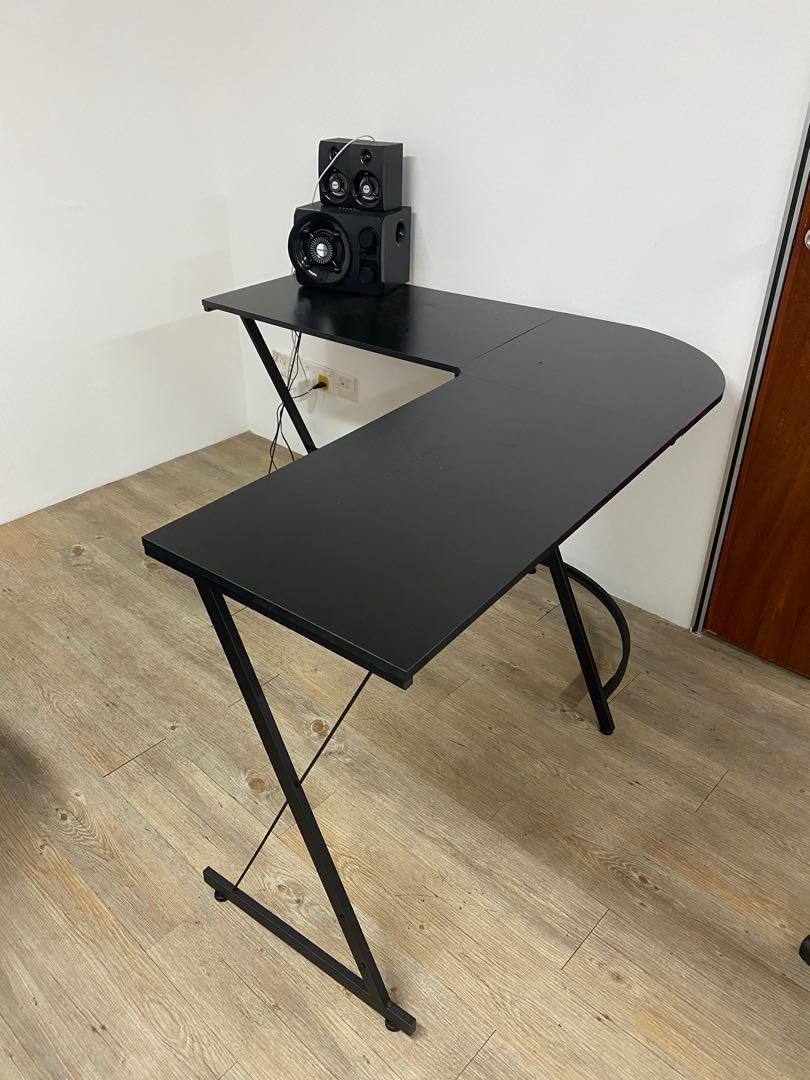 L Shape Study Table, Furniture & Home Living, Furniture, Tables & Sets ...