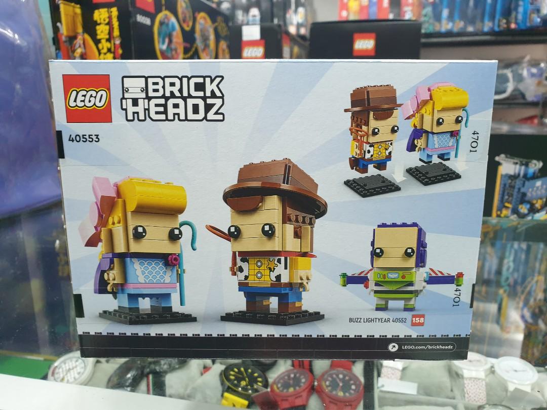 Lego Brickheadz 40553 Woody and Bo Peep, Hobbies & Toys, Toys & Games ...