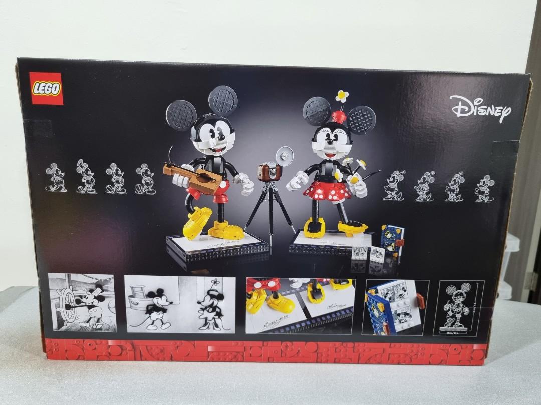 Lego Disney 43179 Mickey Mouse & Minnie Mouse buildable characters ...