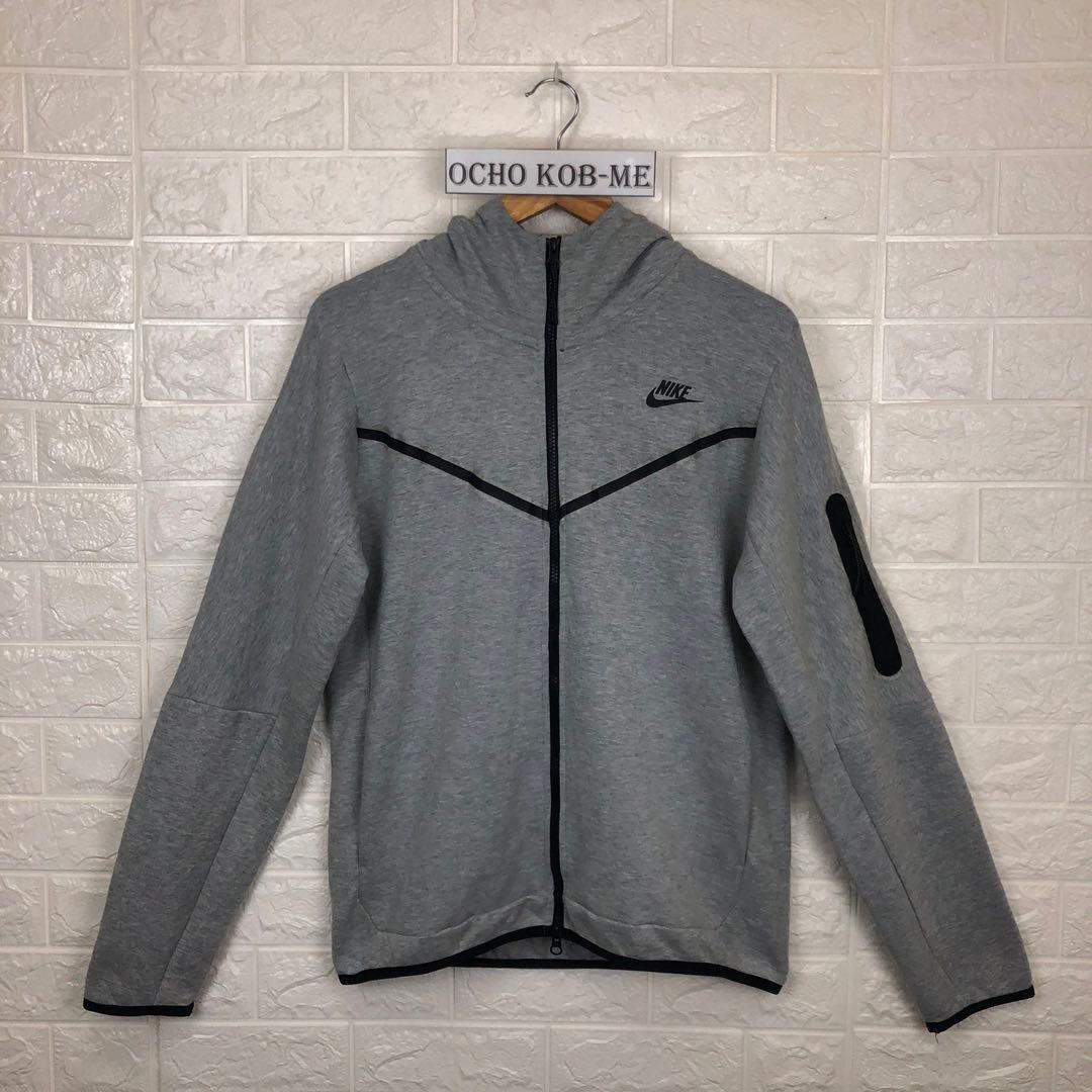 LIGHT GRAY NIKE TECH FLEECE, Men's Fashion, Coats, Jackets and ...