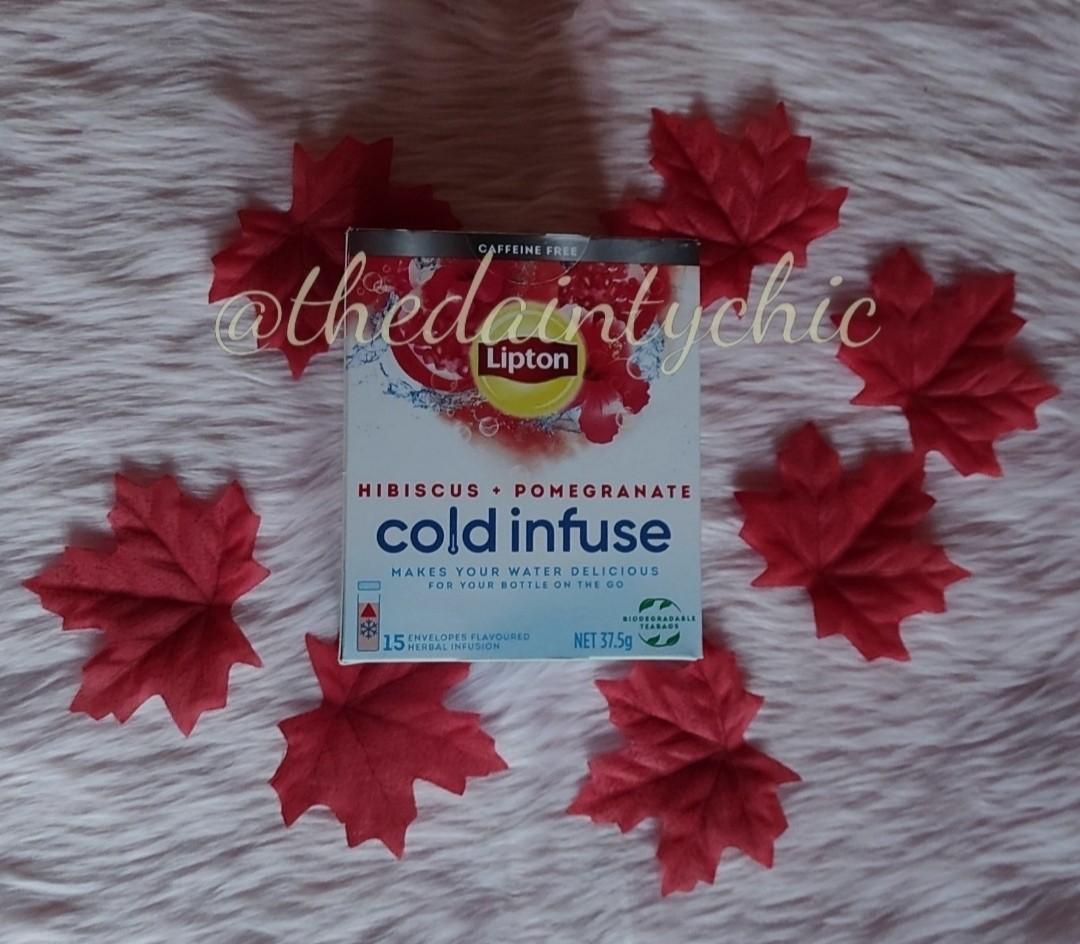 Lipton Hibiscus & Pomegranate Cold Infuse Tea, Food & Drinks, Beverages ...