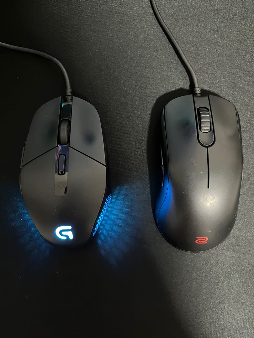 Logitech G302 + Zowie FK2, Computers & Tech, Parts & Accessories, Mouse ...