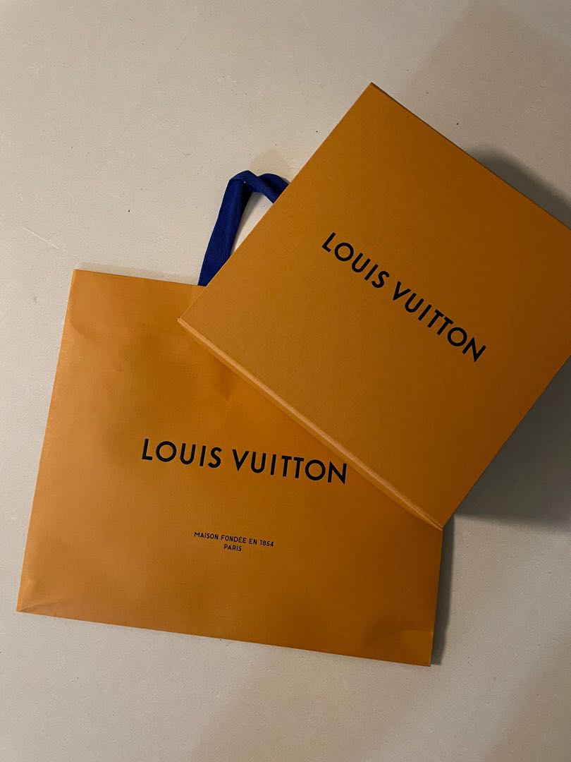 Louis Vuitton LV Box and Paper bag, Luxury, Bags & Wallets on Carousell