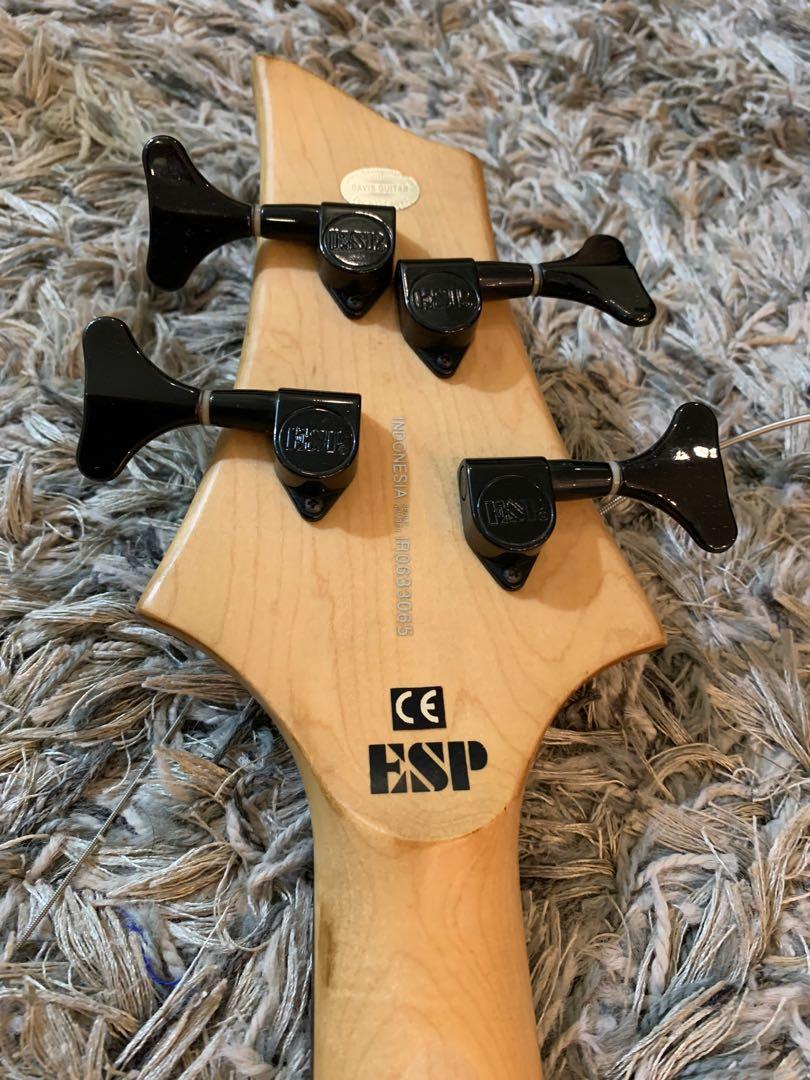 LTD ESP 4 string bass guitar ( Active Pick-up), Hobbies & Toys, Music ...