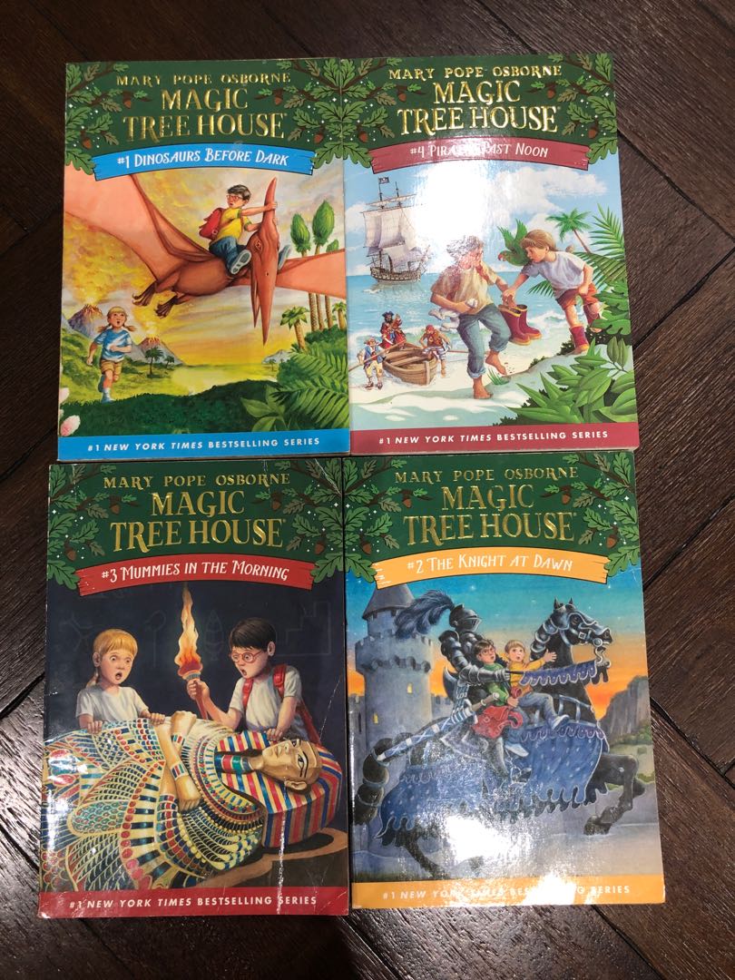 Magic Treehouse book 1-4, Hobbies & Toys, Books & Magazines, Children's ...