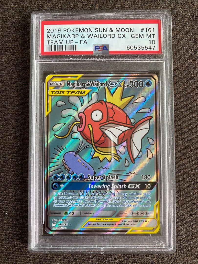 Magikarp & Wailord Tag Team PSA 10, Hobbies & Toys, Toys & Games on ...